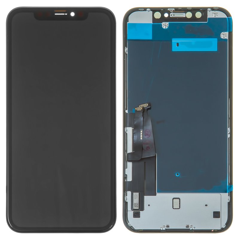 Pantalla LCD puede usarse con iPhone XR, negro, con marco, vidrio ... Pantalla LCD puede usarse con iPhone XR, negro, con marco, vidrio ...