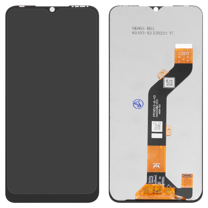 Pantalla LCD puede usarse con Tecno Pop 5 Lite, Pop 5 LTE, negro, sin ...