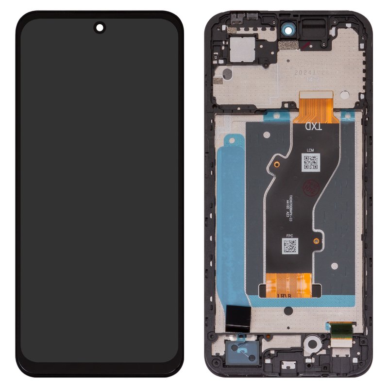 Дисплей для Infinix Hot 50i (X6531), чорний, з рамкою, High Copy ...